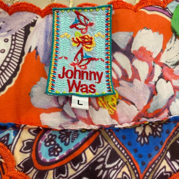 Johnny Wass | Tops | Johnny Wass Floral Print Silk Blouse | Poshmark